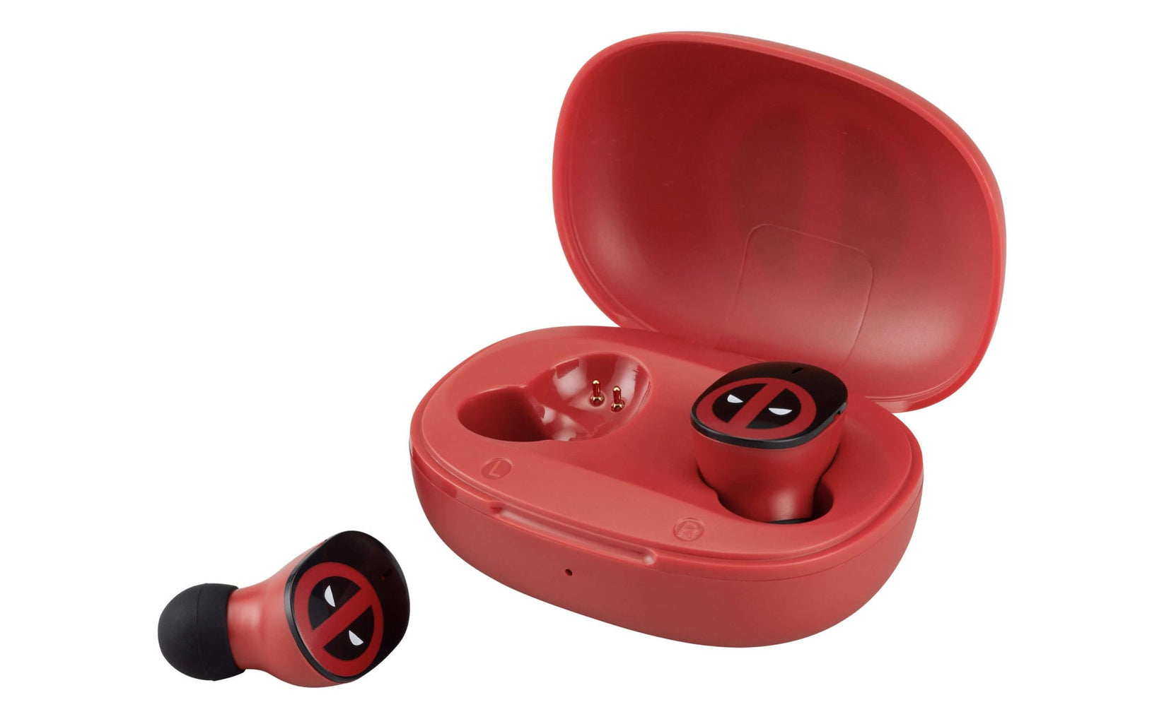 Marvel Deadpool Bluetooth True Wireless Earbuds with Charging Case – eKids