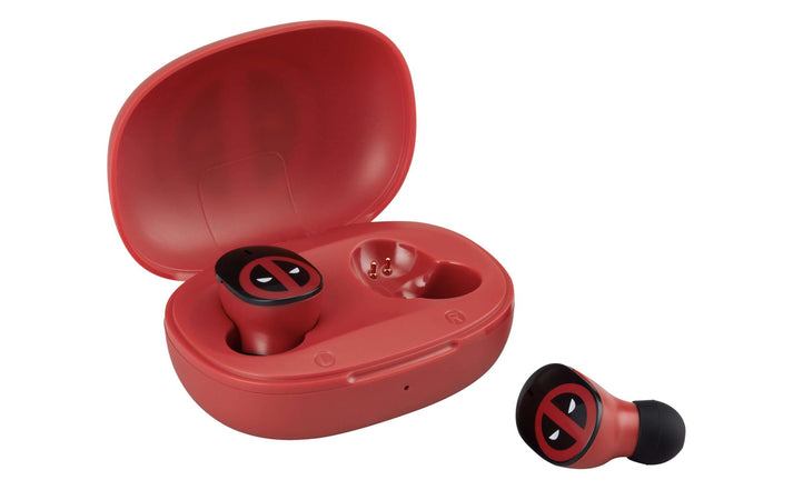 Marvel Deadpool Bluetooth True Wireless Earbuds with Charging Case – eKids